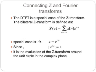 Z transforms and their applications | PPTX