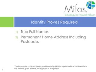 Know Your Customer MIFOS | PPT