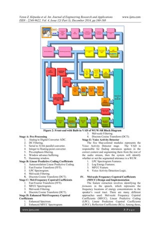 Voice Activity Detector of Wake-Up-Word Speech Recognition System Design on FPGA | PDF | Digital ...