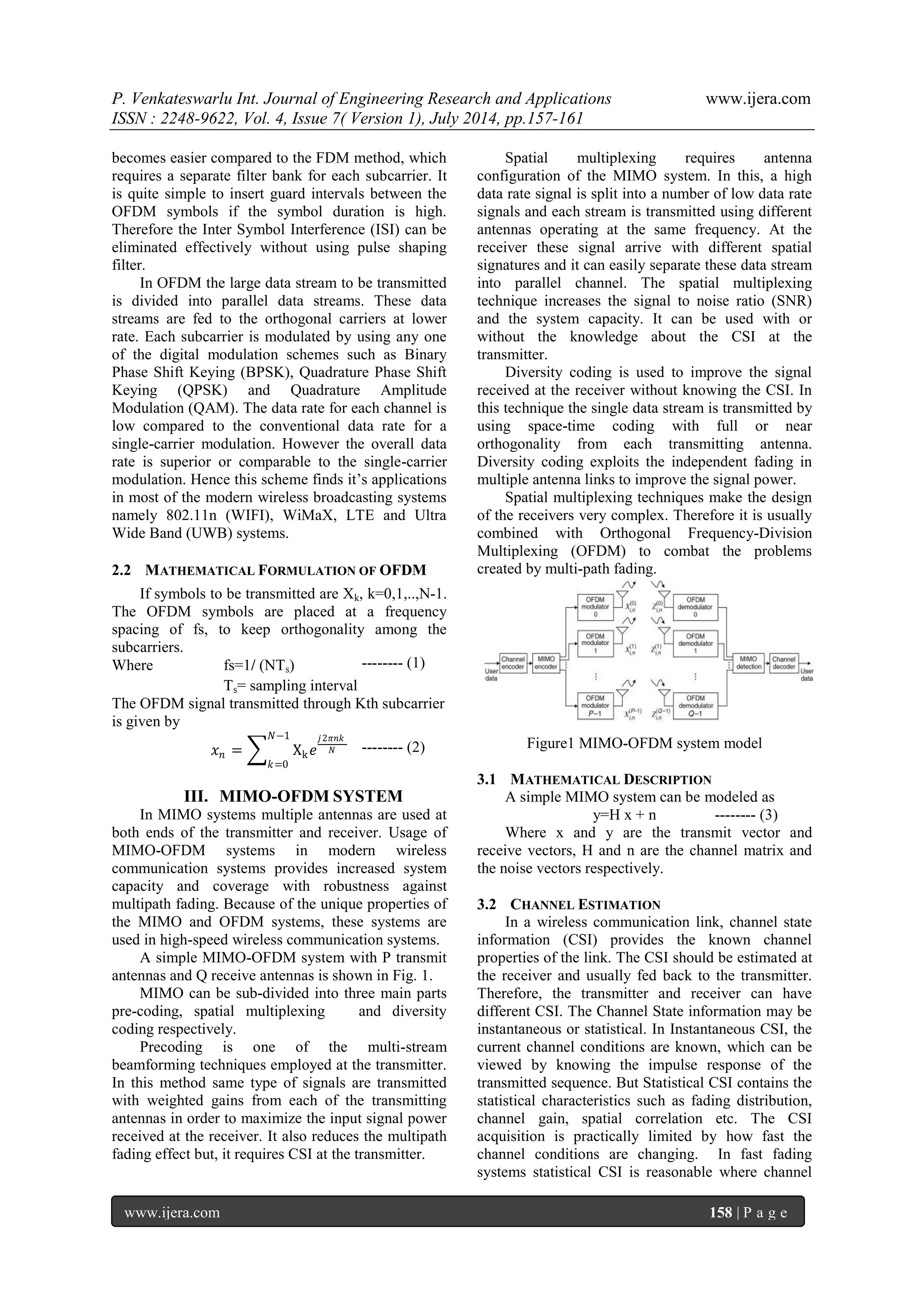 Channel Estimation Techniques in MIMO-OFDM LTE SystemsCauses and Effects of Change Orders on ...