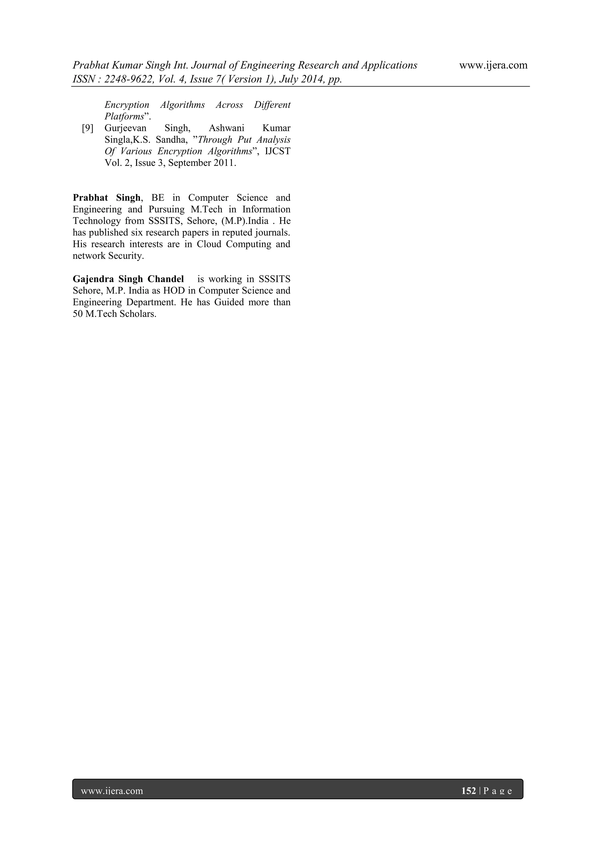 A Modified Technique For Performing Data Encryption & Data Decryption | PDF