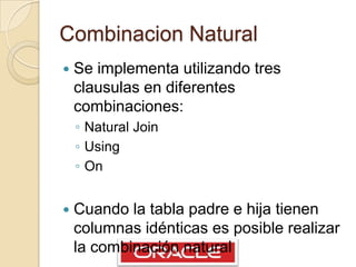 Cap 7. oracle SQL fundamentals | PPTX