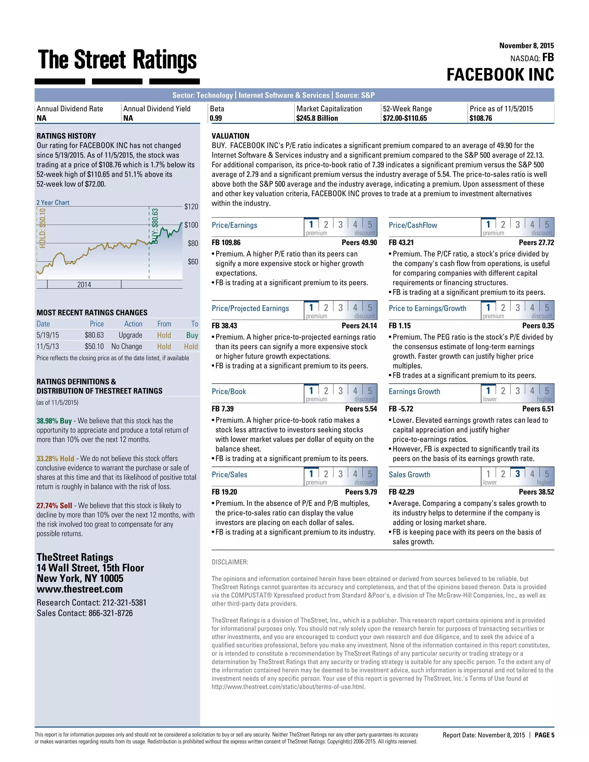 The Street Ratings | PDF