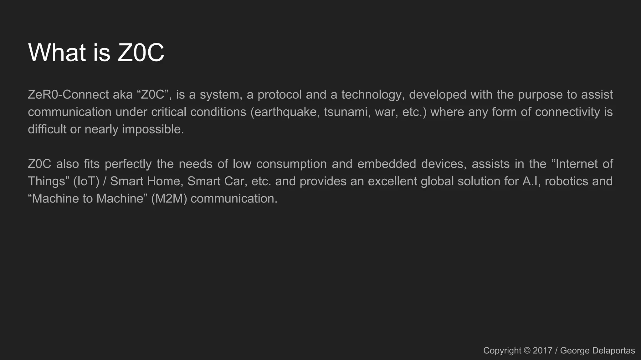 Z0C - Presentation (EN) | PPT