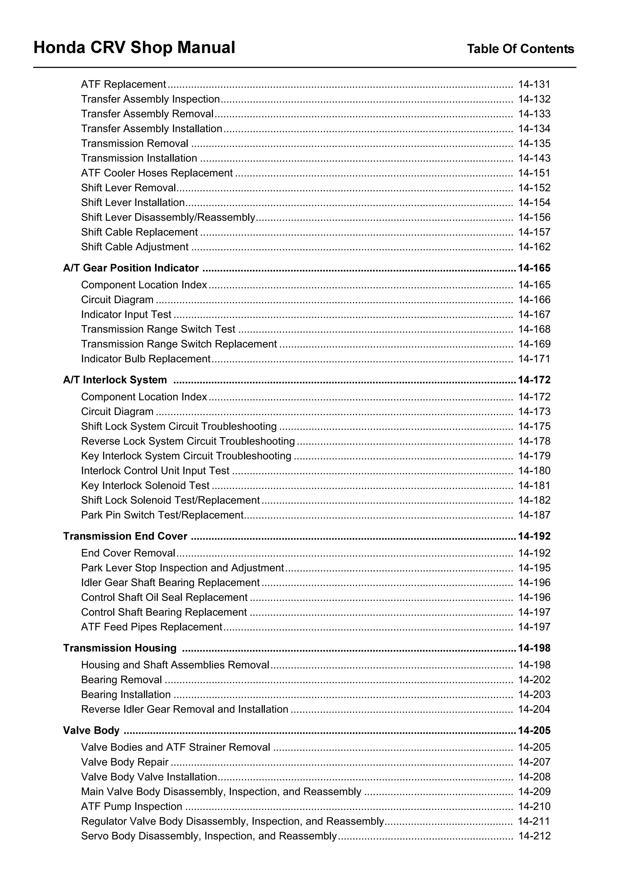 2003 HONDA CRV Service Repair Manual | PDF