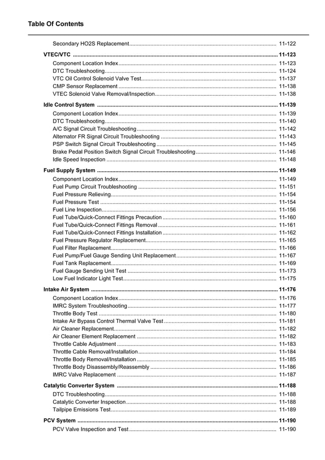 2002 HONDA CRV Service Repair Manual | PDF