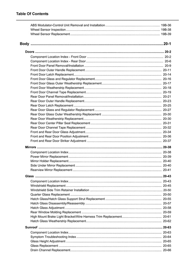2002 HONDA CRV Service Repair Manual | PDF