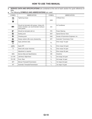 2002 Nissan Maxima Service Repair Manual | PDF