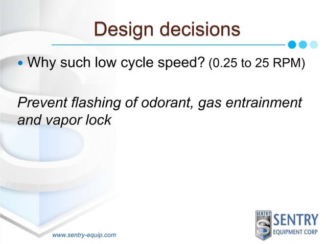 Odorant Injection Systems, Sentry Equipment Z10000, Natural Gas Odorizer | PPT