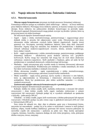 Sporządzanie podstawowego asortymentu potraw z jaj, mleka i przetworów mlecznych | PDF