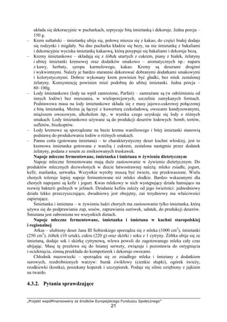 Sporządzanie podstawowego asortymentu potraw z jaj, mleka i przetworów mlecznych | PDF