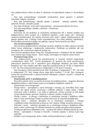 Sporządzanie podstawowego asortymentu potraw z jaj, mleka i przetworów mlecznych | PDF