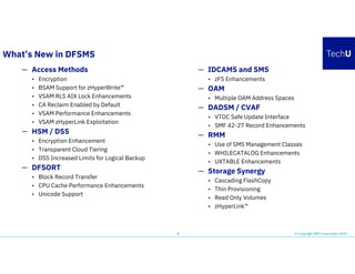 Z105760 whats new-dfsms-istanbul-v1902a | PDF | Operating Systems | Computer Software and ...