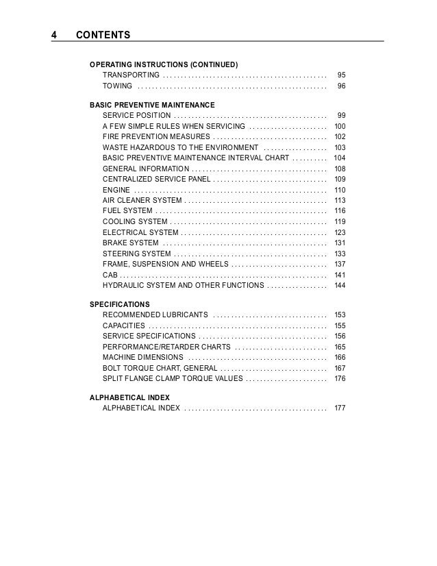 Hitachi EH3500 Rigid Frame Truck operator’s manual