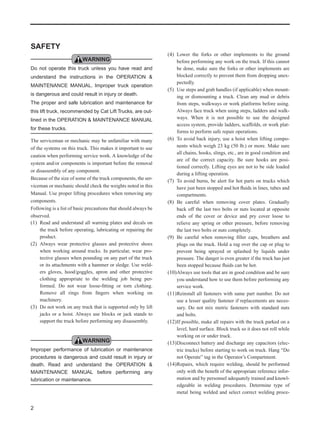 CATERPILLAR CAT DP100N FORKLIFT LIFT TRUCKS Service Repair Manual SN：T36A 10011 and up | PDF