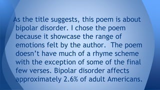 Mental Illnesses | PPTX | Mental Health | Diseases and Conditions