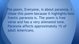 Mental Illnesses | PPTX | Mental Health | Diseases and Conditions