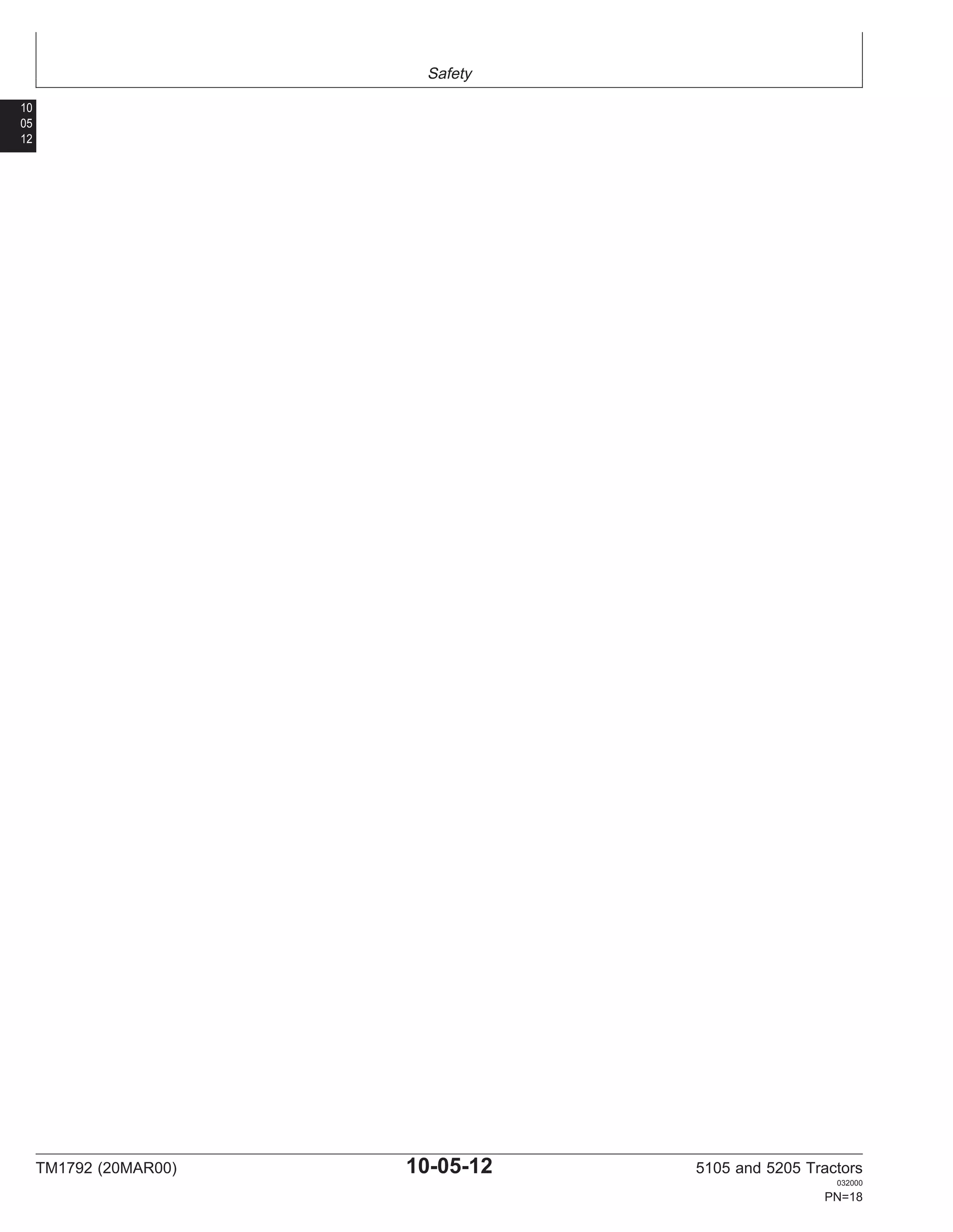 JOHN DEERE 5105 TRACTOR Service Repair Manual | PDF