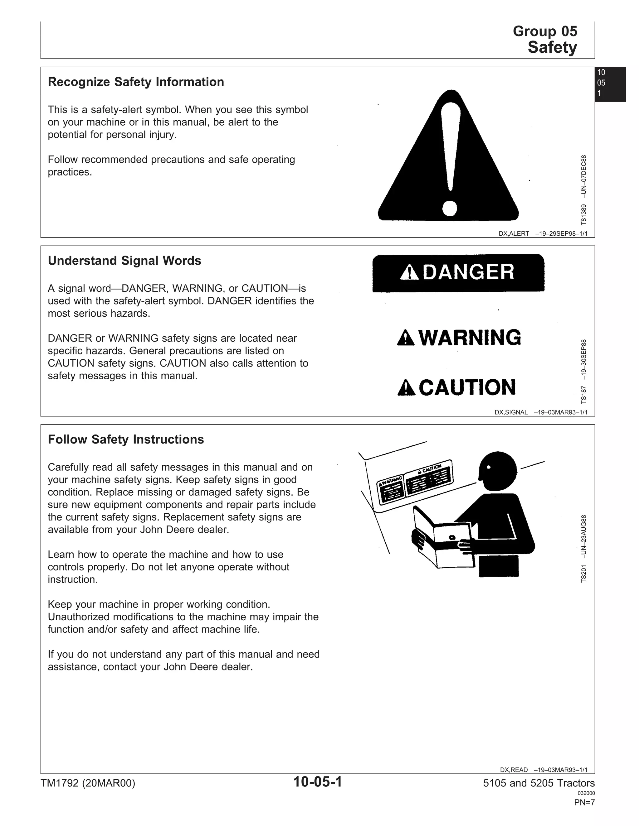 JOHN DEERE 5105 TRACTOR Service Repair Manual | PDF