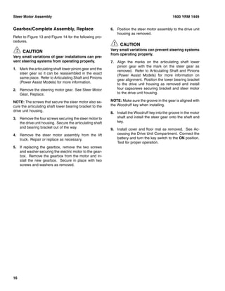 YALE (A292) MPE060-VG LIFT TRUCK Service Repair Manual | PDF