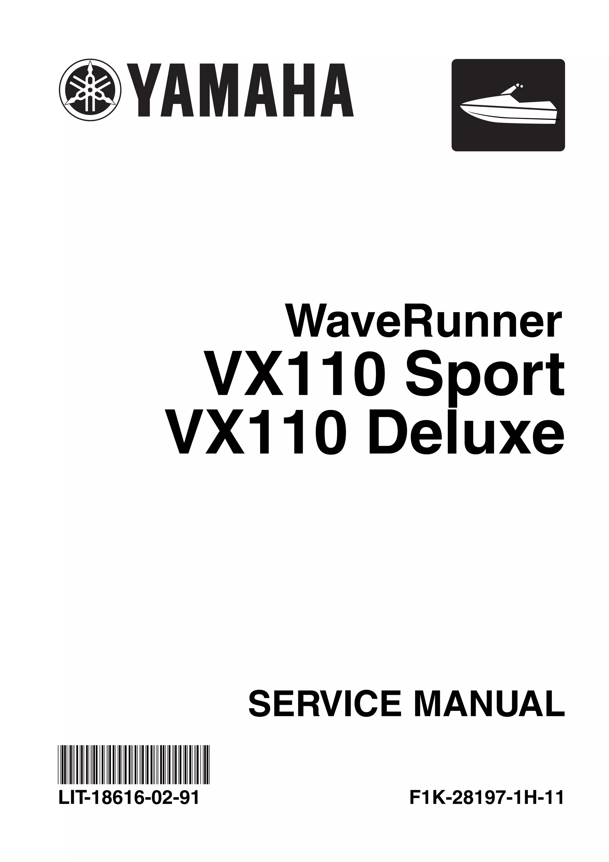 2007 YAMAHA VX1100 CRUISER DELUXE SPORT Service Repair Manual | PDF