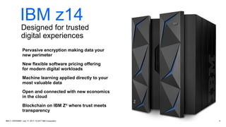 IBM z14 Announcement Overview Presentation | PPT