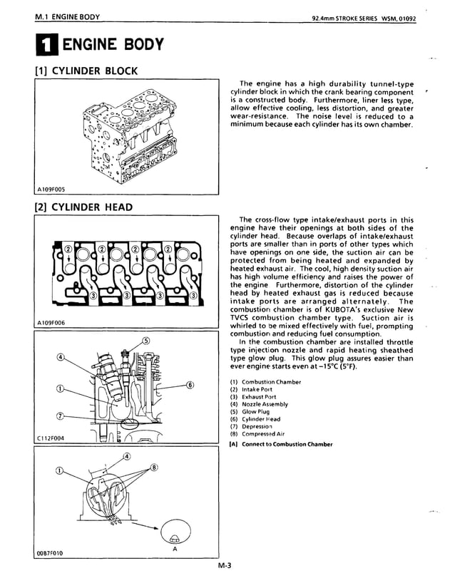 KUBOTA V1903-B(E) DIESEL ENGINE Service Repair Manual | PDF