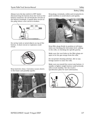 Toyota 8TB50 Pallet Truck Service Repair Manual | PDF