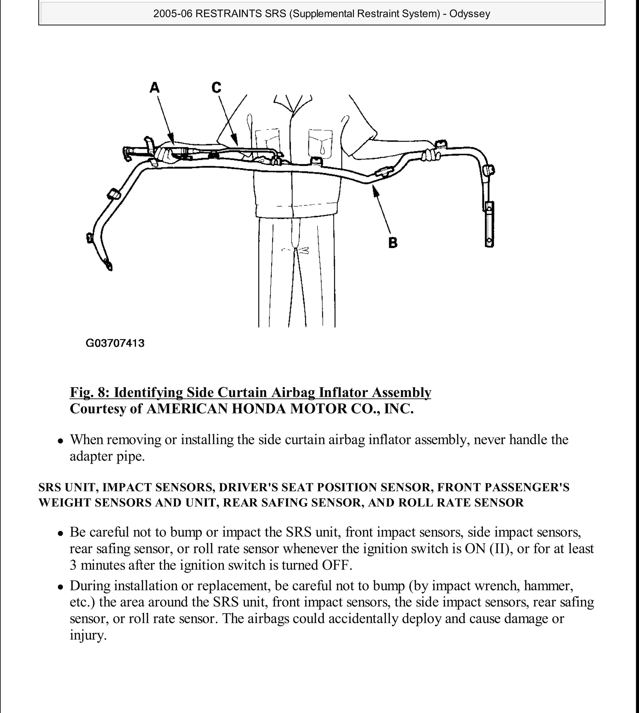 2008 HONDA ODYSSEY Service Repair Manual | PDF