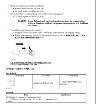 2008 FORD RANGER Service Repair Manual | PDF