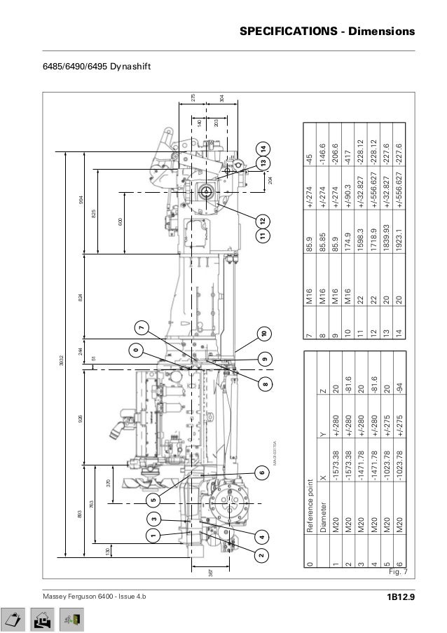 Massey Ferguson MF 6455 Tractor Service Repair Manual