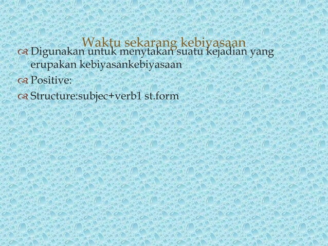 Simple presen tense | PPT