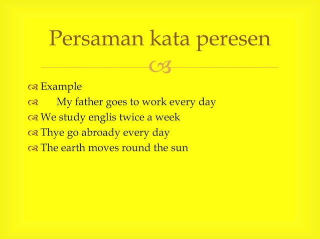 Simple presen tense | PPT