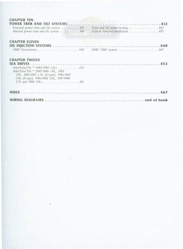 1983 Johnson Evinrude Outboard 48hp-235hp Engine Service Repair Manual ...