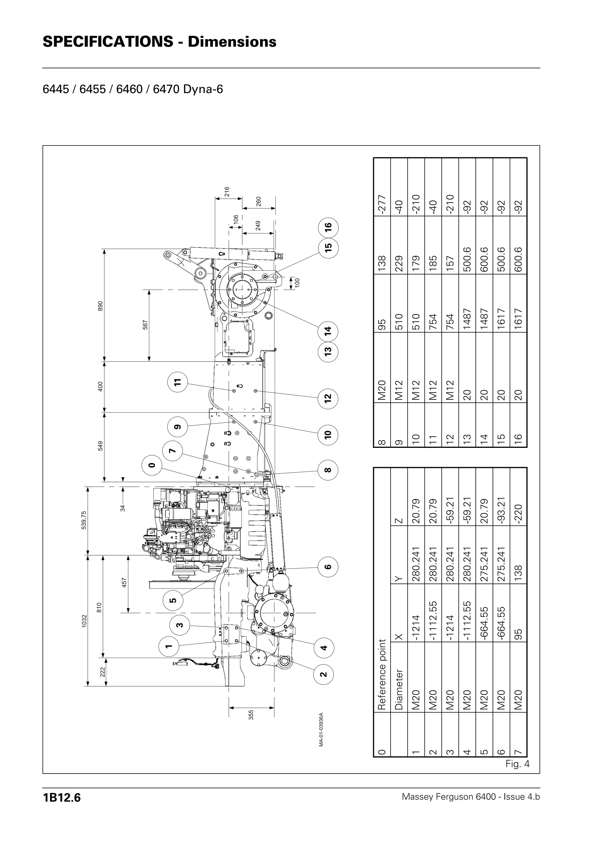 Massey Ferguson MF 6465 Tractor Service Repair Manual | PDF