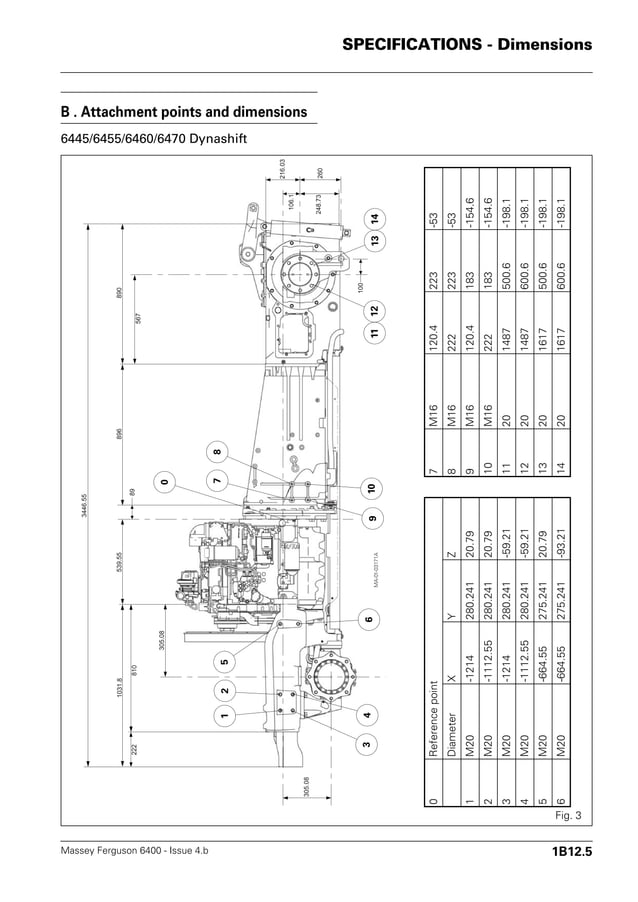Massey Ferguson MF 6465 Tractor Service Repair Manual | PDF