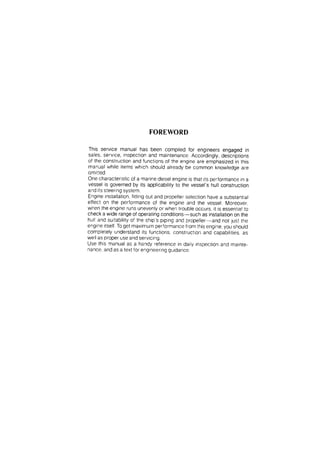 Yanmar 3GMD Marine Diesel Engine Service Repair Manual | PDF