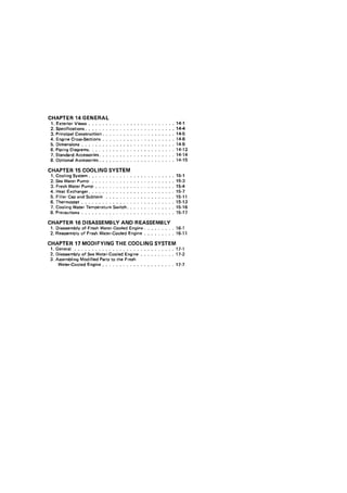 Yanmar 3GMD Marine Diesel Engine Service Repair Manual | PDF