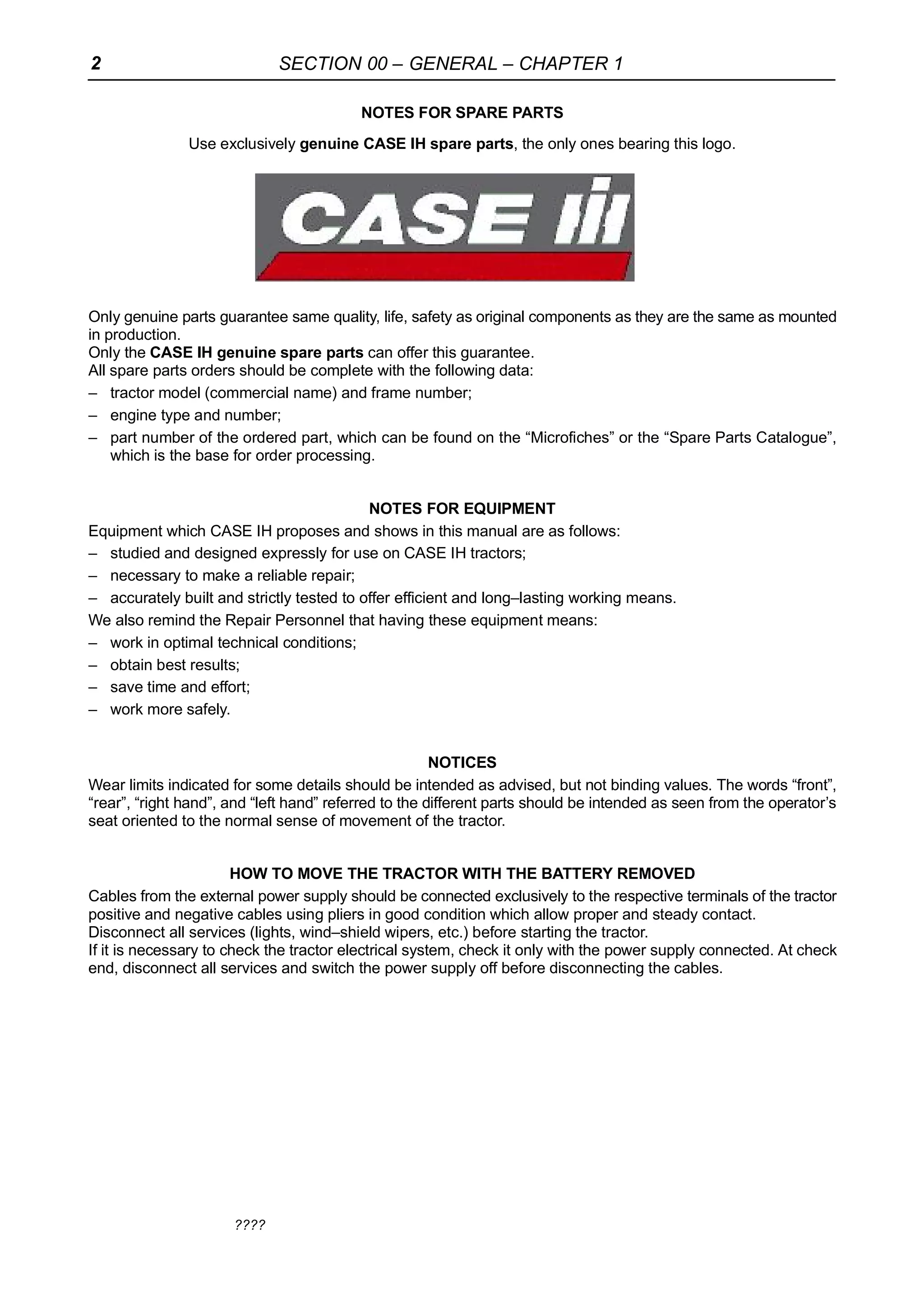 CASE IH JX80 TRACTOR Service Repair Manual | PDF