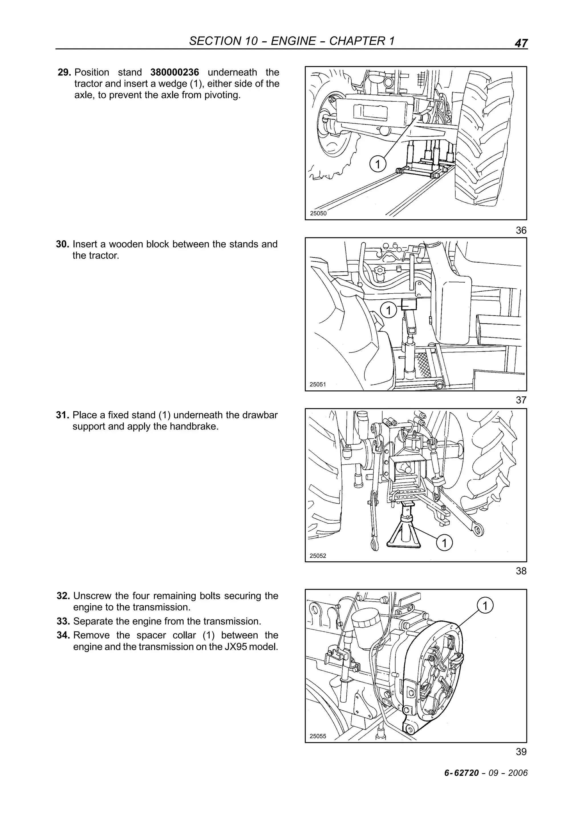 CASE IH JX80 TRACTOR Service Repair Manual | PDF