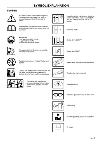 Husqvarna 339XP Chainsaw Service Repair Manual | PDF