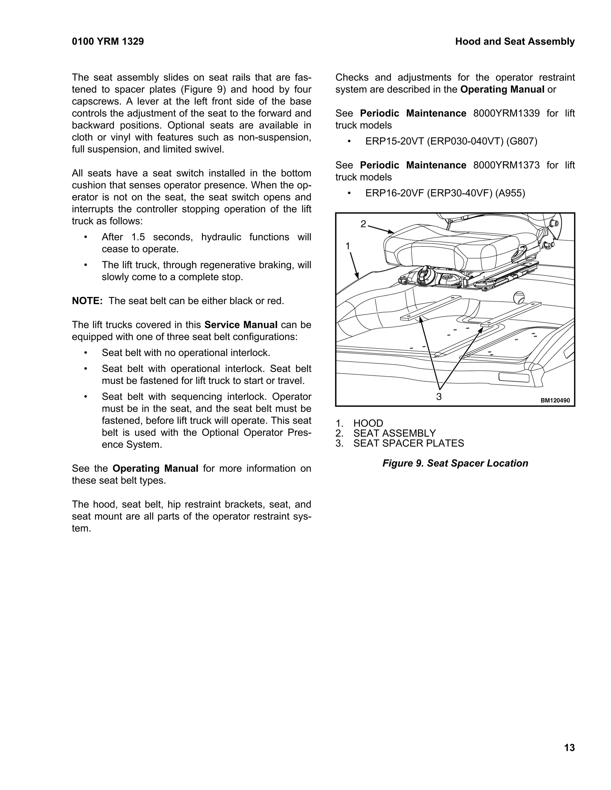 YALE G807 ERP030VT LIFT TRUCK Service Repair Manual | PDF
