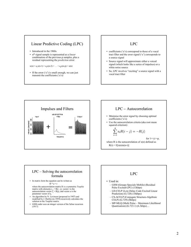 Z24 4 Speech Compression | PDF | Digital Audio | Computer Software and Applications