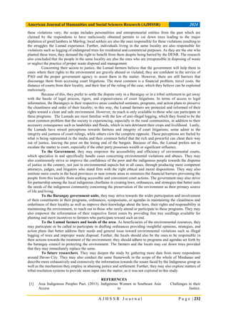 Environmental Struggles and Justice Among Lumad Farmers of Davao City | PDF