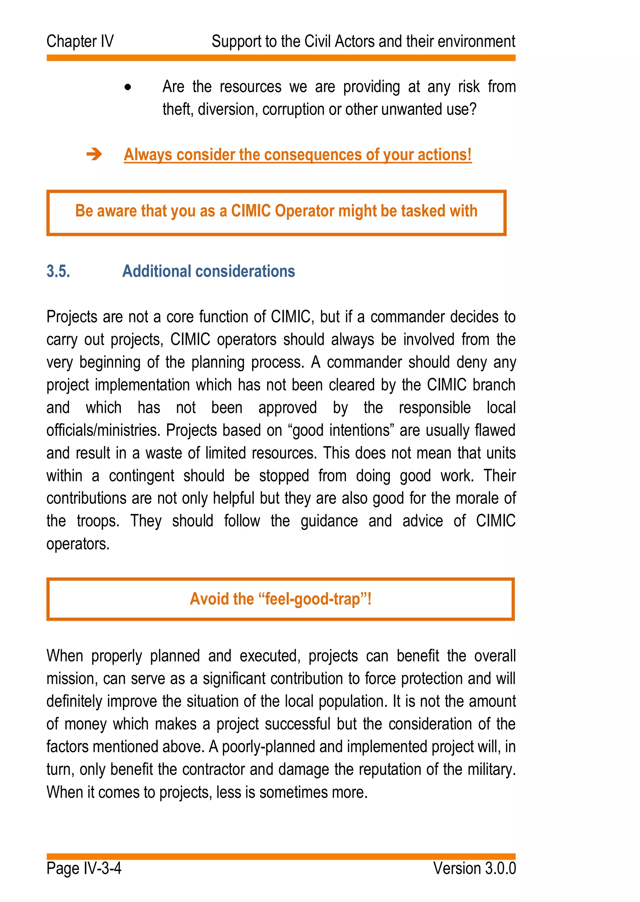 Cimic handbook | PDF