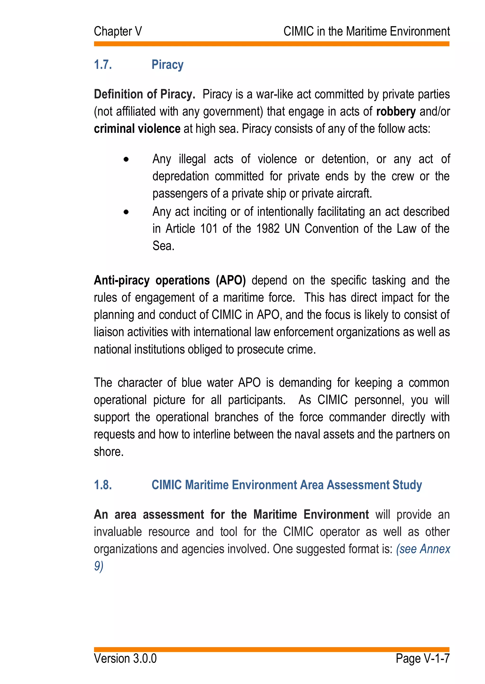 Cimic handbook | PDF
