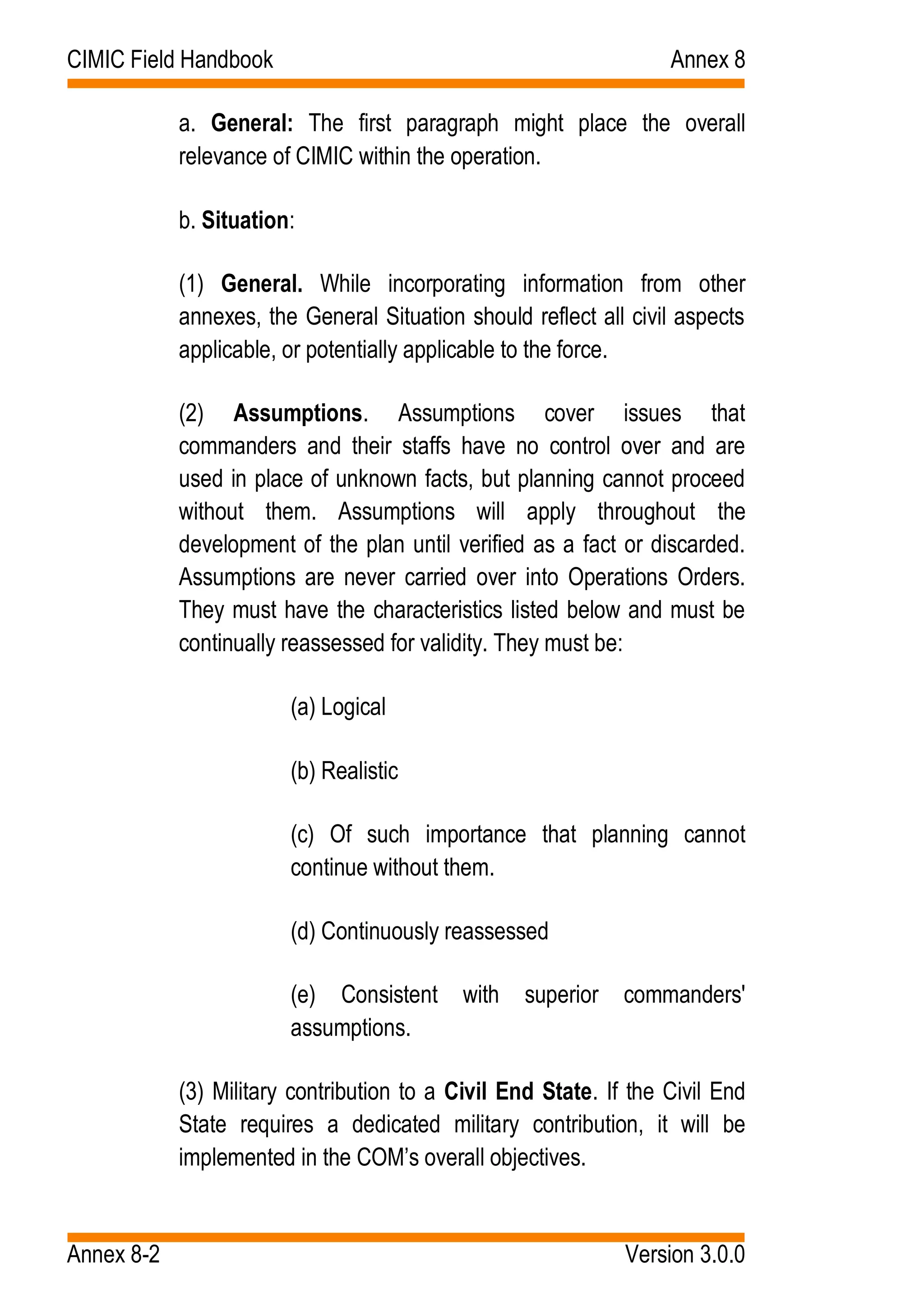 Cimic handbook | PDF