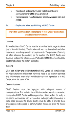 Cimic handbook | PDF
