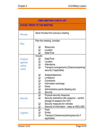 Cimic handbook | PDF