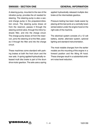 JCB VIBROMAX 1105 SINGLE DRUM ROLLER Service Repair Manual | PDF